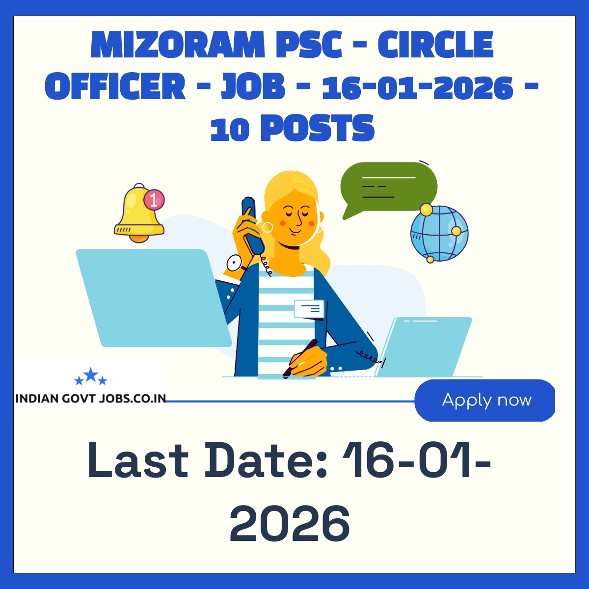 Mizoram PSC - Circle Officer - Job - 16-01-2026 - 10 posts - Indian ...
