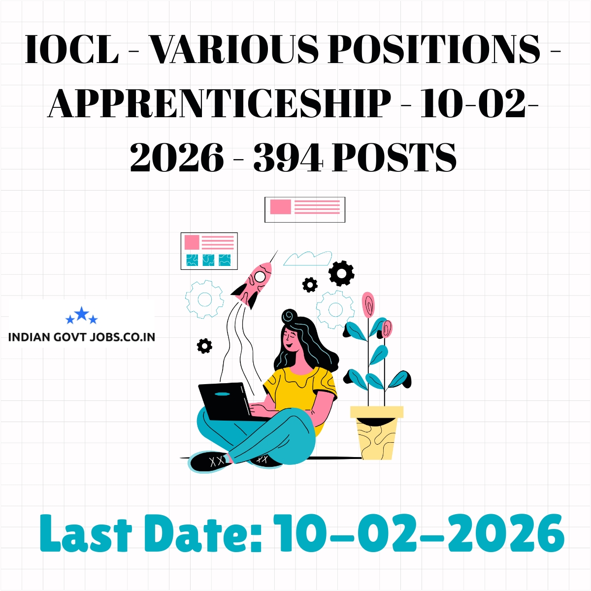 IOCL - Various Positions - Apprenticeship - 10-02-2026 - 394 posts ...